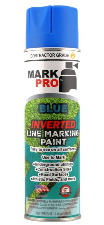 MARK PRO, IMPB-100, BLUE INVERTED MARKING PAINT | 12-17oz cans per case ...